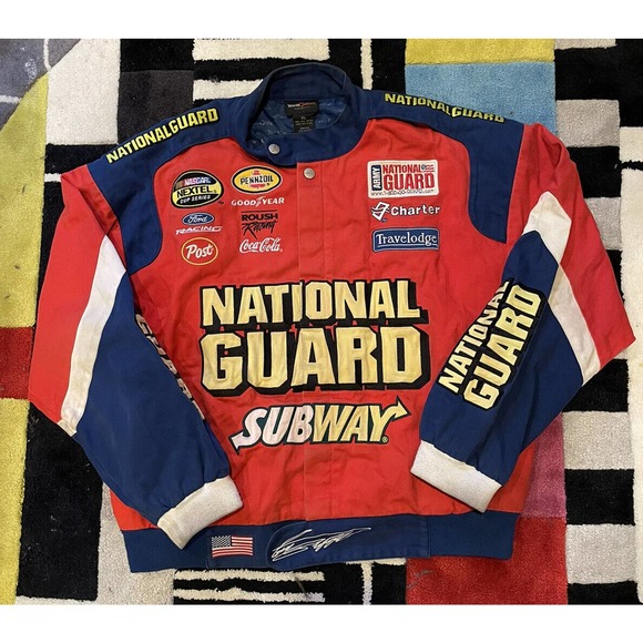 Chase | Jackets & Coats | Vintage Nascar National Guard Subway Jacket ...